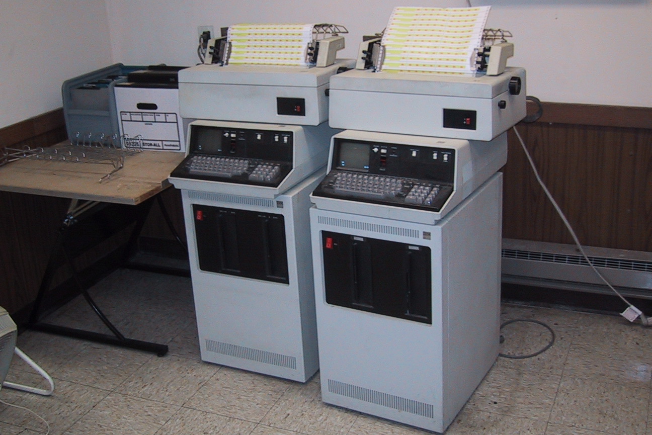 the two IBM 5110 computers/disks/printers