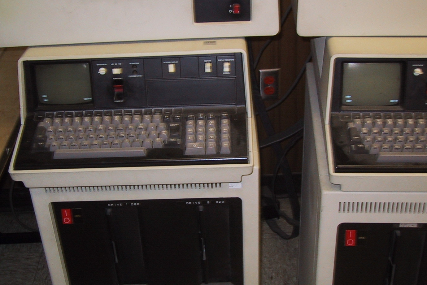 the two IBM 5110 computers/disks/printers